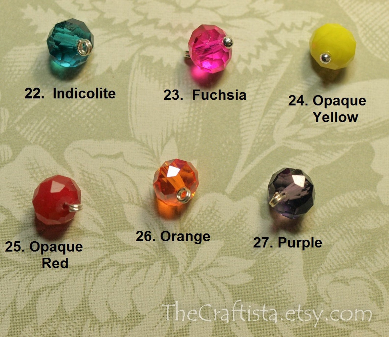 Crystal Charm -- Crystal Pendant -- Birthstone Charm -- Birthstone ...