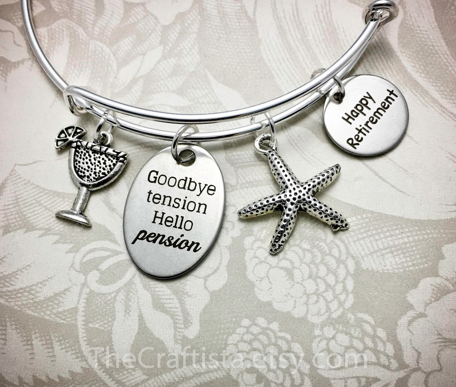 RET Retirement Bracelet Retirement Gift Retirement Jewelry - Etsy