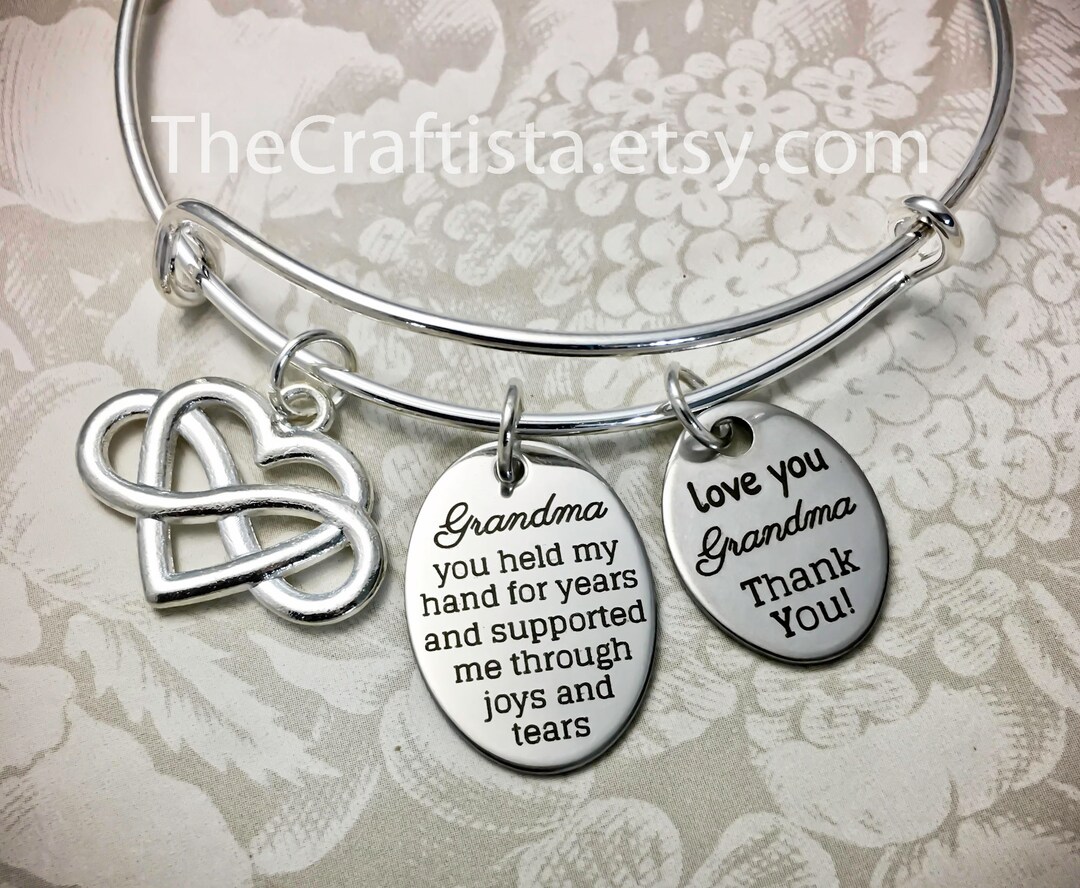 GRM4, Grandma Bangle, Grandma Bracelet, Grandma Charm, Grandma Gift ...