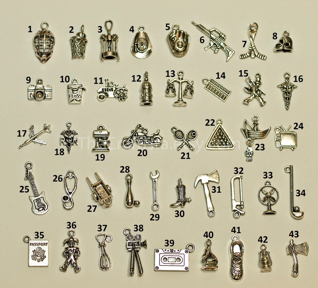 Extra Charms -- Add-on Charms - Etsy