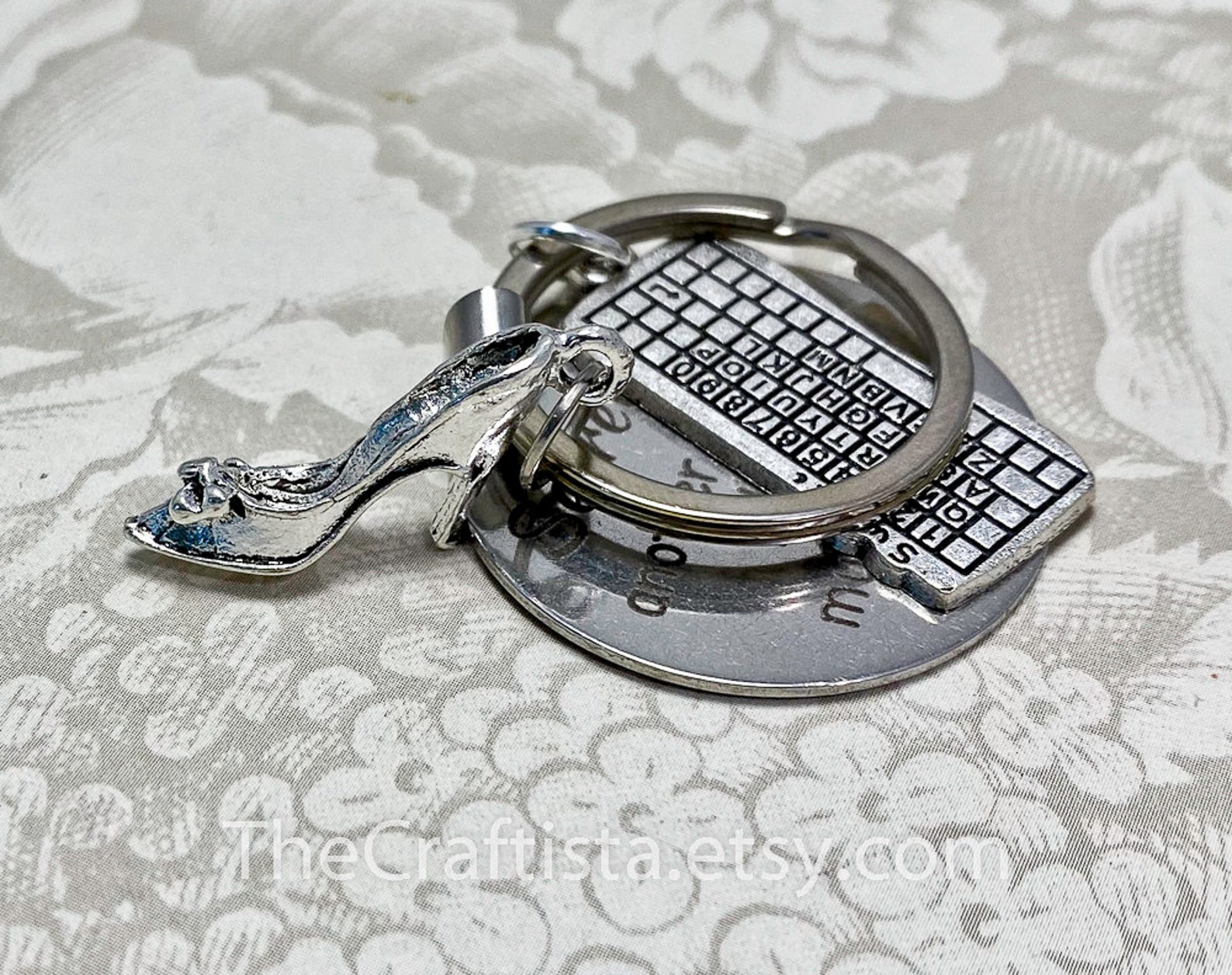SRK Secretary Keychain Awesome Secretary Keyboard Charm - Etsy