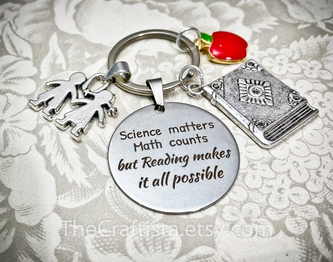 RDK, Reading Teacher Keychain, Gifts for Reading Teachers, Writing ...