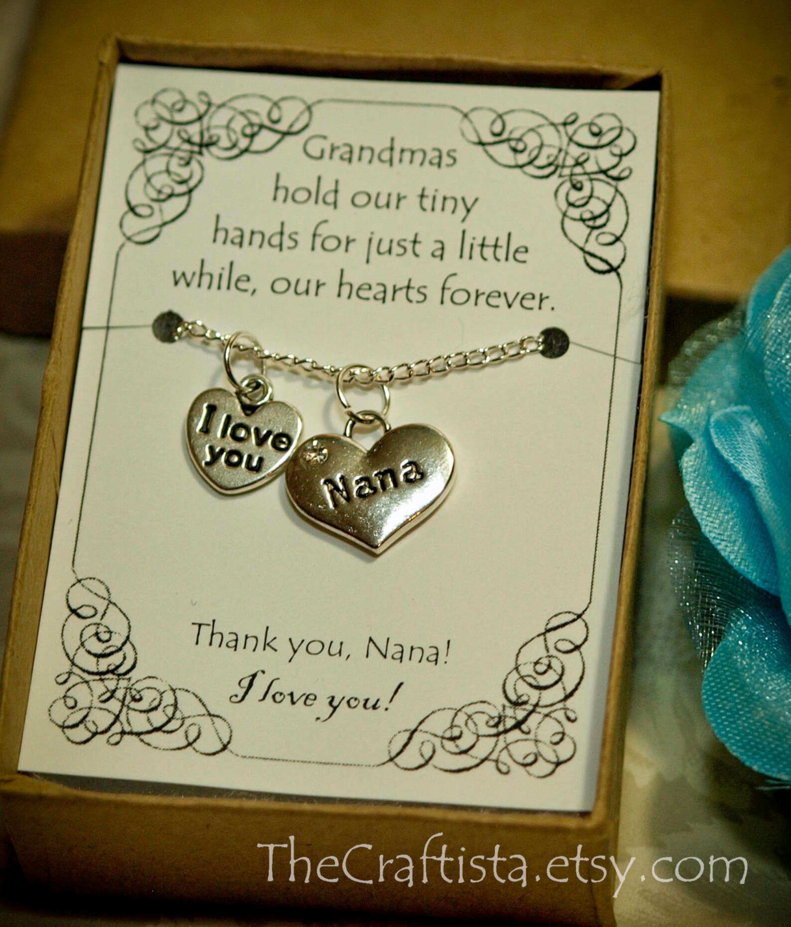 Grandma Necklace, Nana Necklace, G01B, Grandmother Necklace, Multiple ...