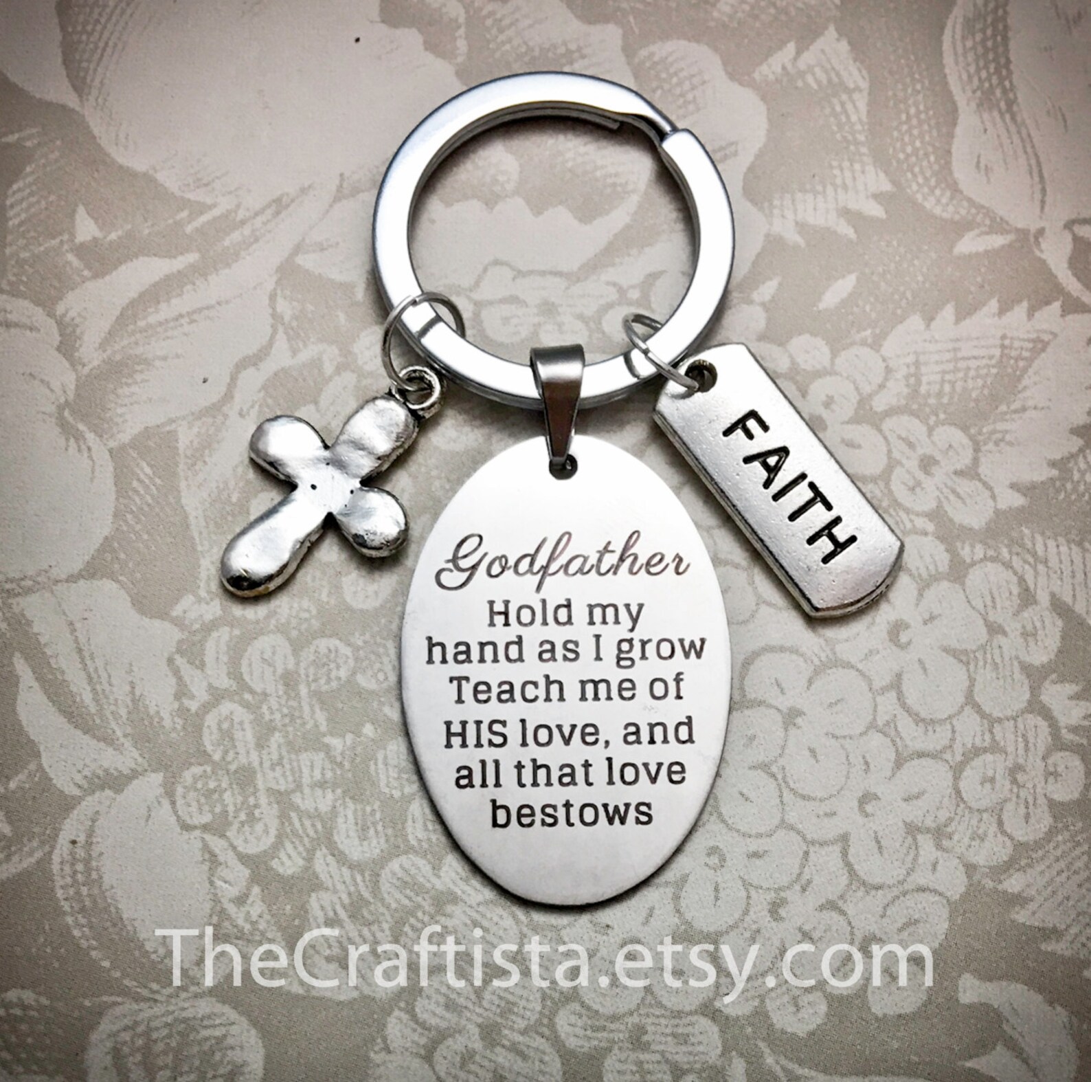 Godfather Keychain, GF2, Godfather Gifts, Godfather Key Ring, Godfather ...