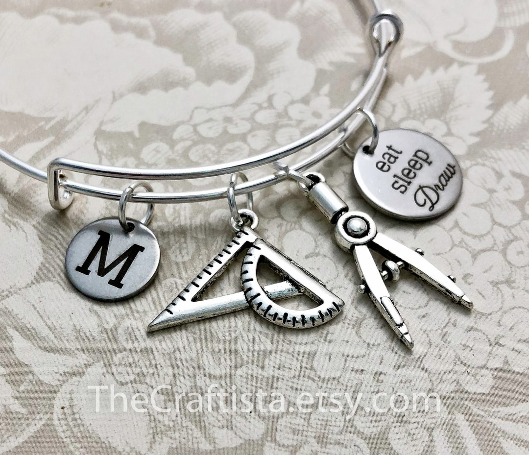 ENGR, Civil Engineer Personalized Bracelet, Engineer Bangle, Engineer ...