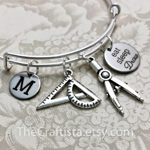 ENGR, Civil Engineer Personalized Bracelet, Engineer Bangle, Engineer ...