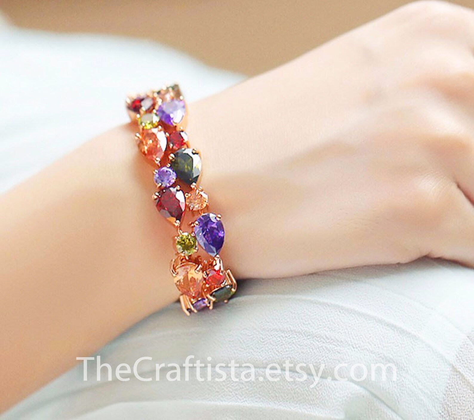 Pageant Bracelet Wedding Jewelry Statement Jewelry - Etsy