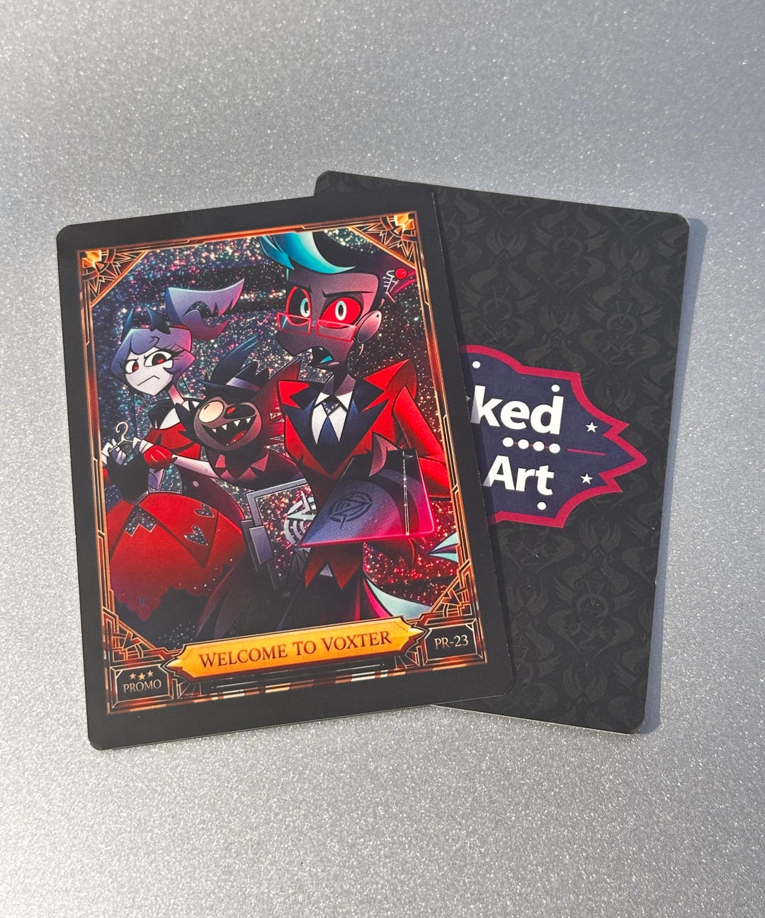 Hazbin Hotel "welcome to Voxter" Fan Art Trading Card - Etsy UK