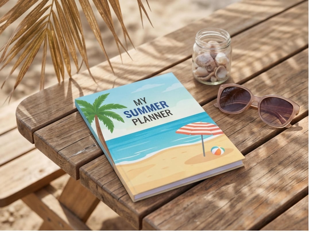 Summer Planner Printable PDF Vacation Organizer Kids Adults Bucket List ...