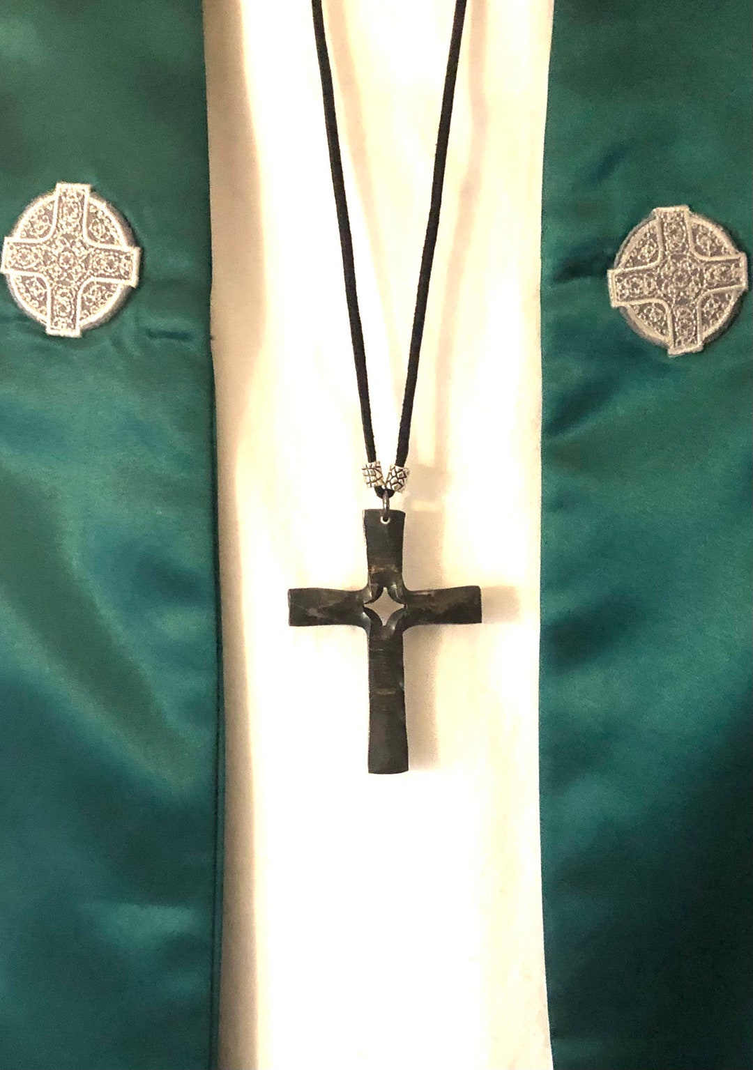 Hand Forged Friedrich Cross Clergy Necklace - Etsy