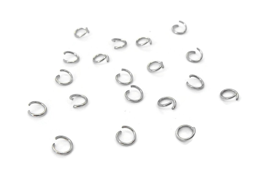 Wholesale 500 Stainless Steel 3mm Open Jump Rings Bulk - Etsy