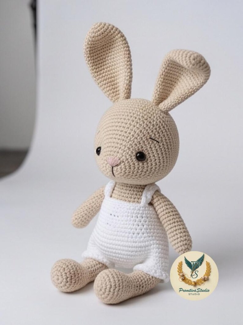 Dressed Bunny Crochet Pattern | Amigurumi Rabbit in Outfit PDF | Doll ...