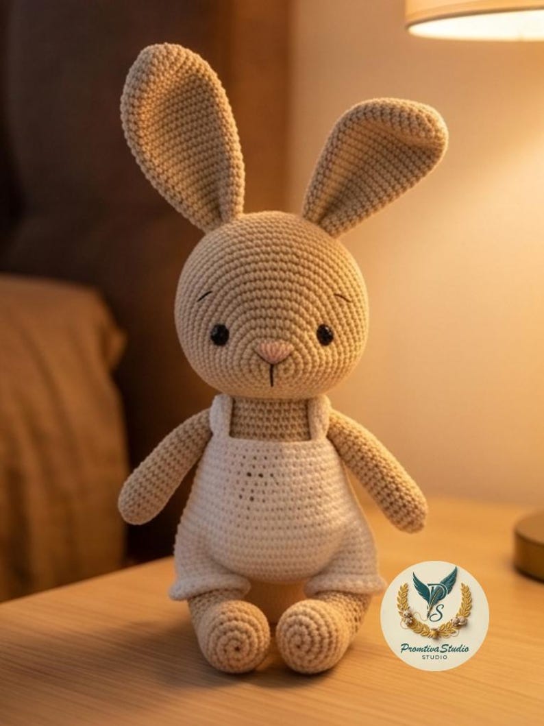 Dressed Bunny Crochet Pattern | Amigurumi Rabbit in Outfit PDF | Doll ...