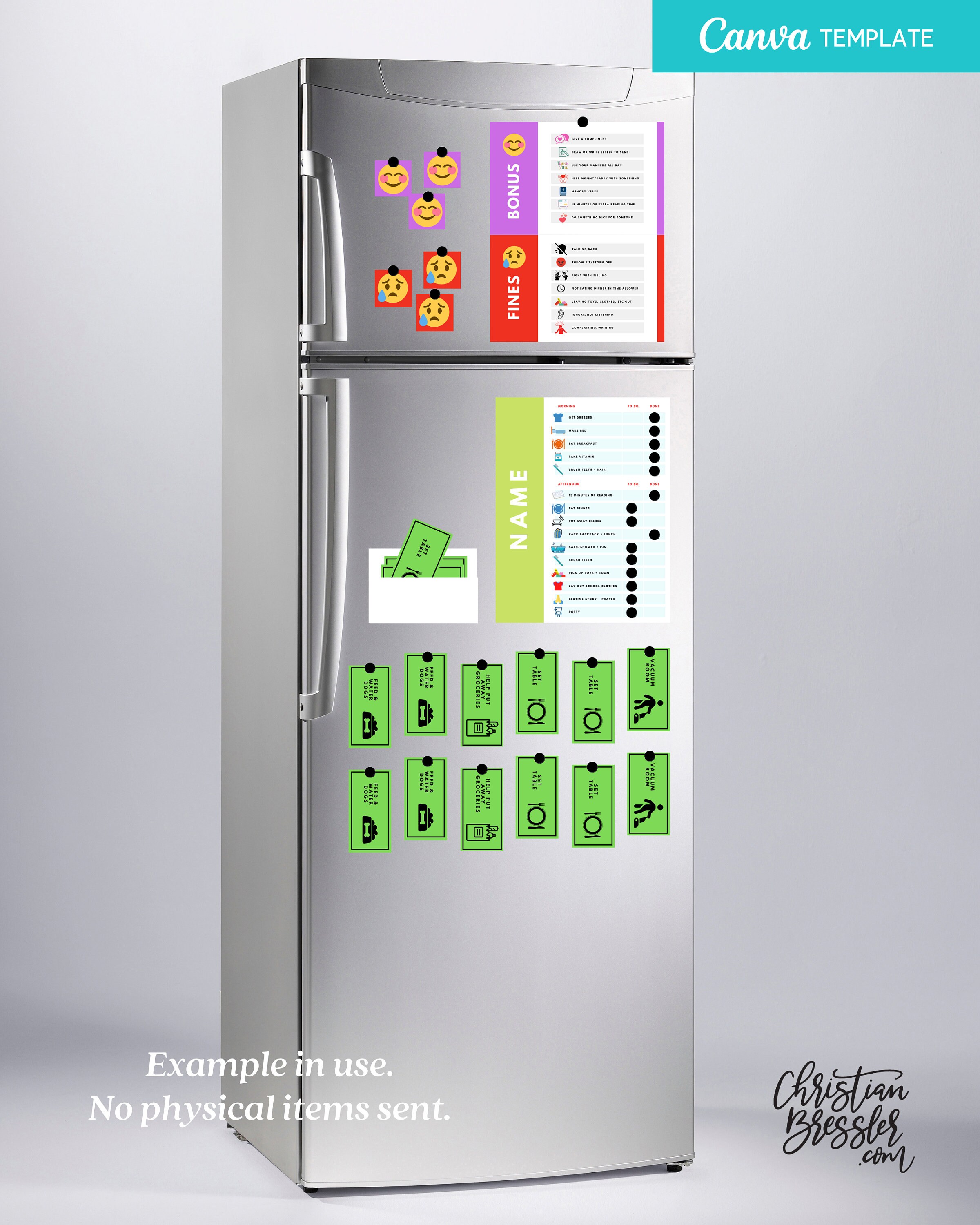 EDITABLE Kids Chores Bundle, Kids Daily Tasks, Daily Routine, School ...