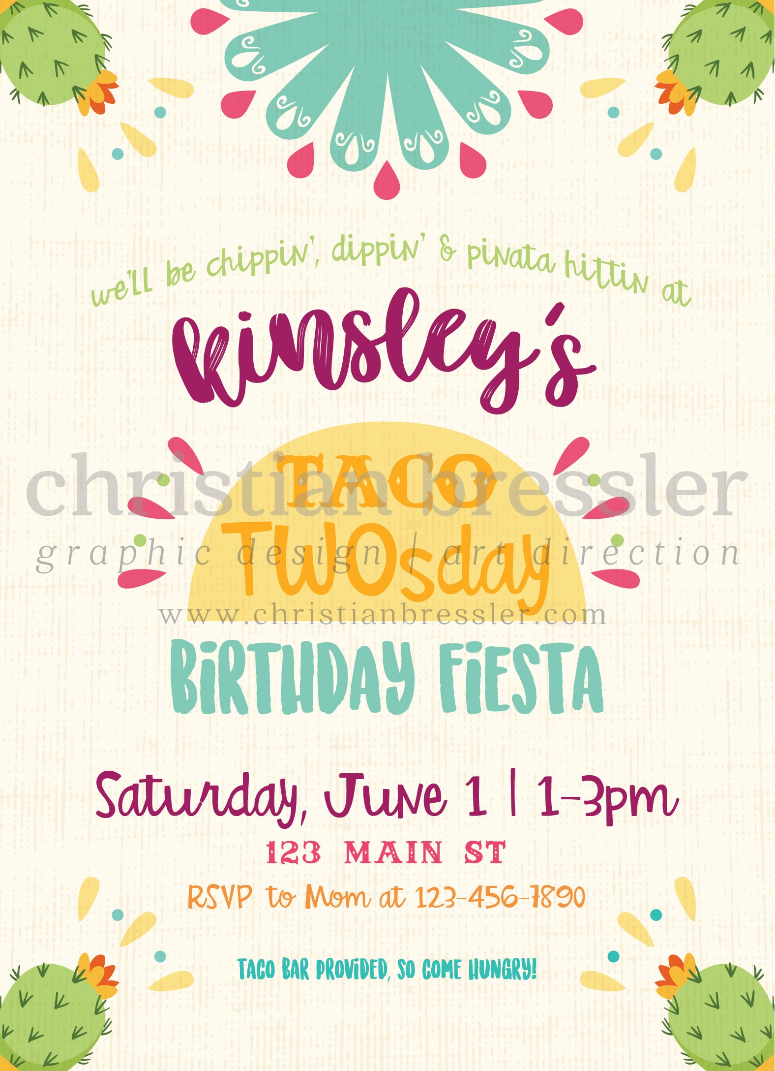 Personalized PRINTABLE Taco Tuesday Birthday Invitation - Etsy