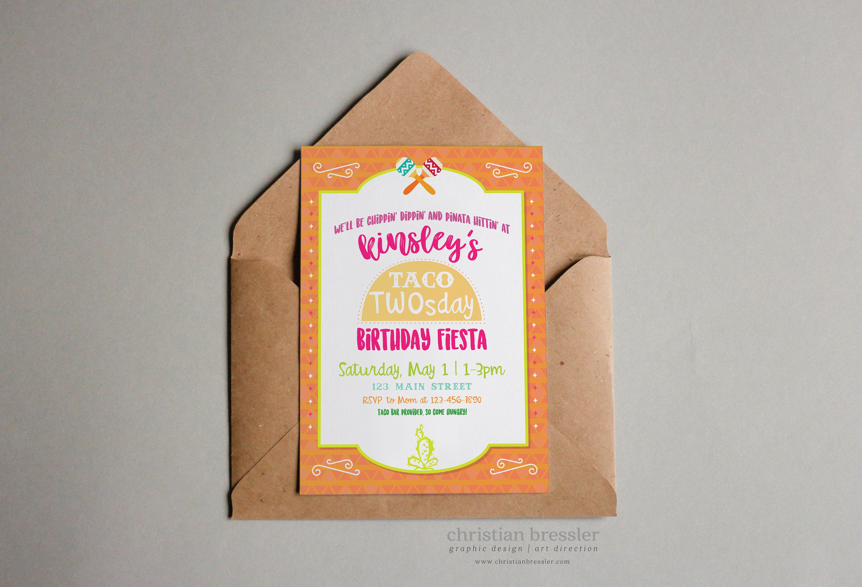 Personalized PRINTABLE Taco Tuesday Birthday Invitation (B) - Etsy