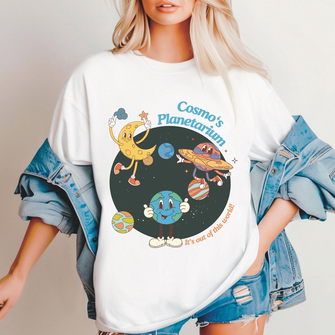 Cosmo's Planetarium Unisex Garment-dyed T-shirt, Fun Space Tee, Gift for Astronomy Lovers, Out ...