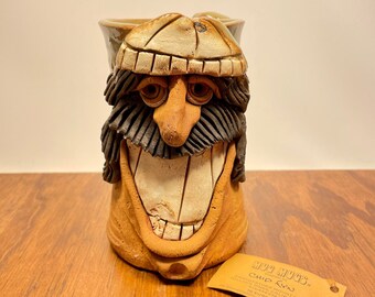 Stoneware Ugly Face Mug - Etsy