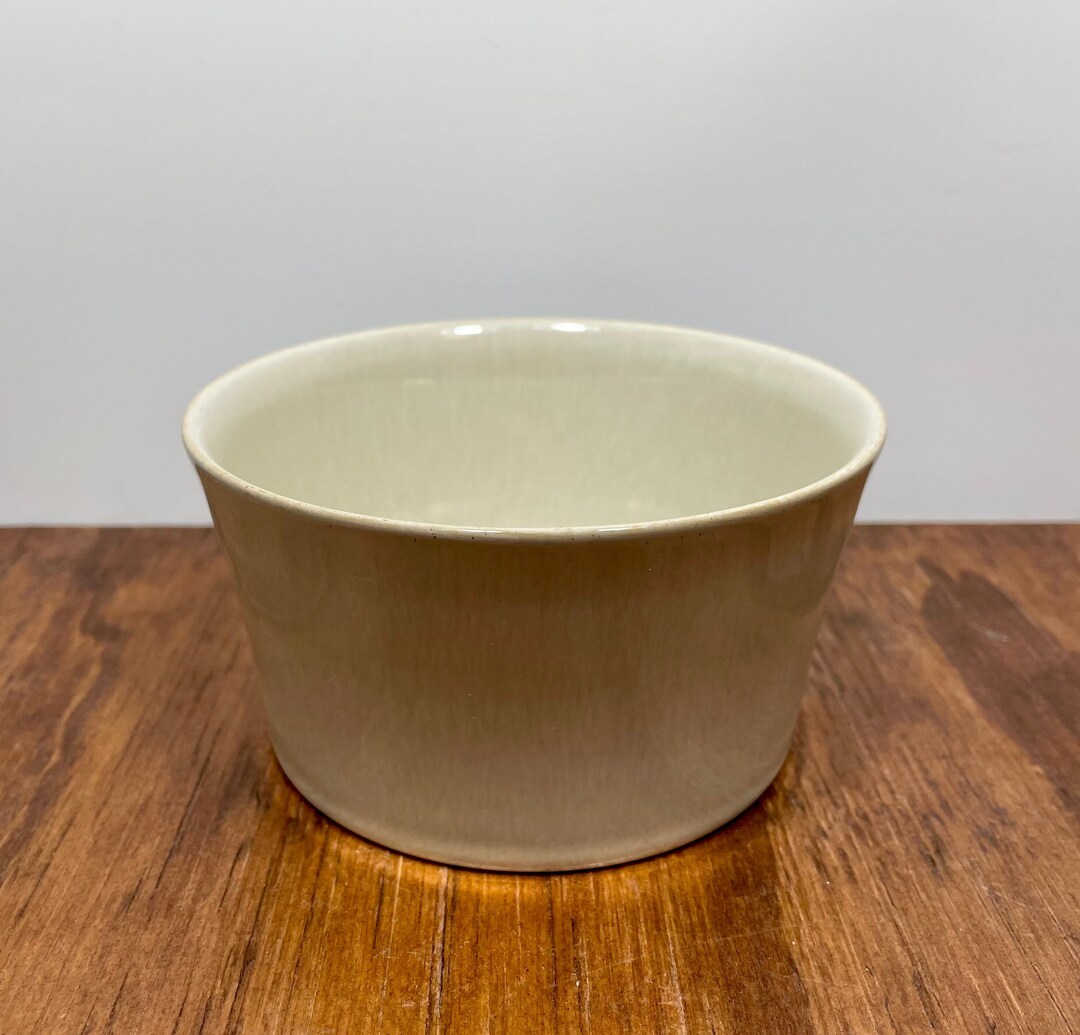 Denby Pottery Cream Drama All Purpose Stoneware Bowl Denby-langley Made ...