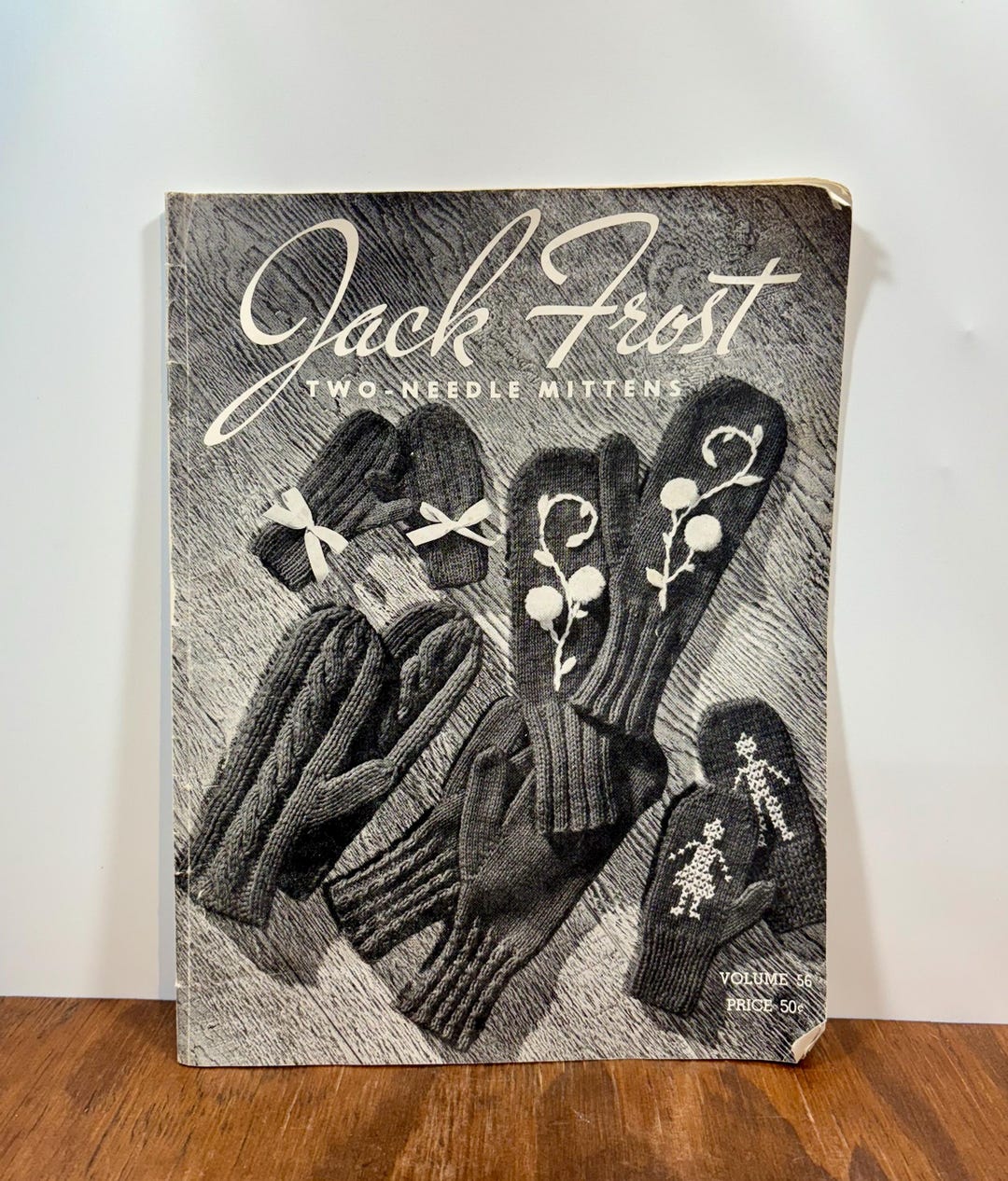 Vintage Jack Frost Two-needle Mittens Knitting Booklet - Volume 56 ...