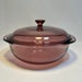 Pyrex Cranberry Covered Casserole 1.5 Liter With Glass Lid Oven Safe ...