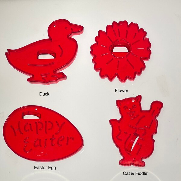 Clear Red Plastic - Etsy