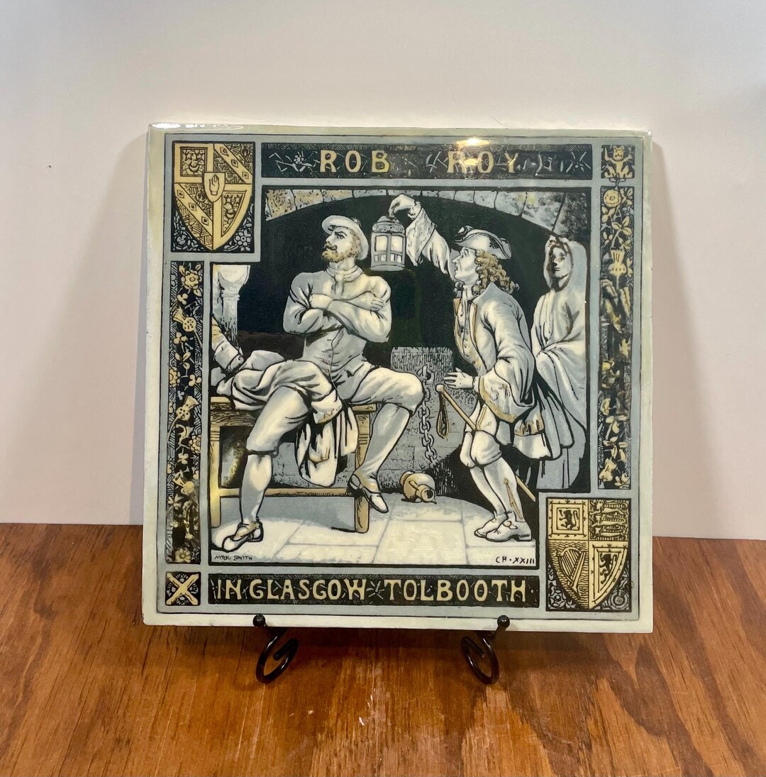 Antique Rob Roy Tile by John Moyr-smith for Minton's China Works ...