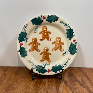 Hartstone Pottery Gingerbread Salad Plate 7 3/4 1990s Hand Painted ...