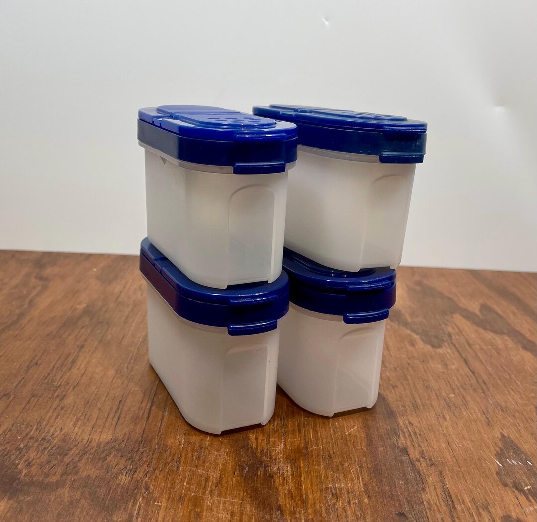 Vintage Tupperware Modular Mates Spice Containers – Set of 4 - Clear ...