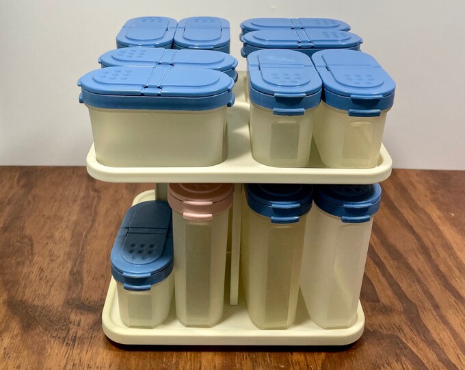 Tupperware Modular Shaker Spice Set With Carousel Set of 8/16 Pieces ...