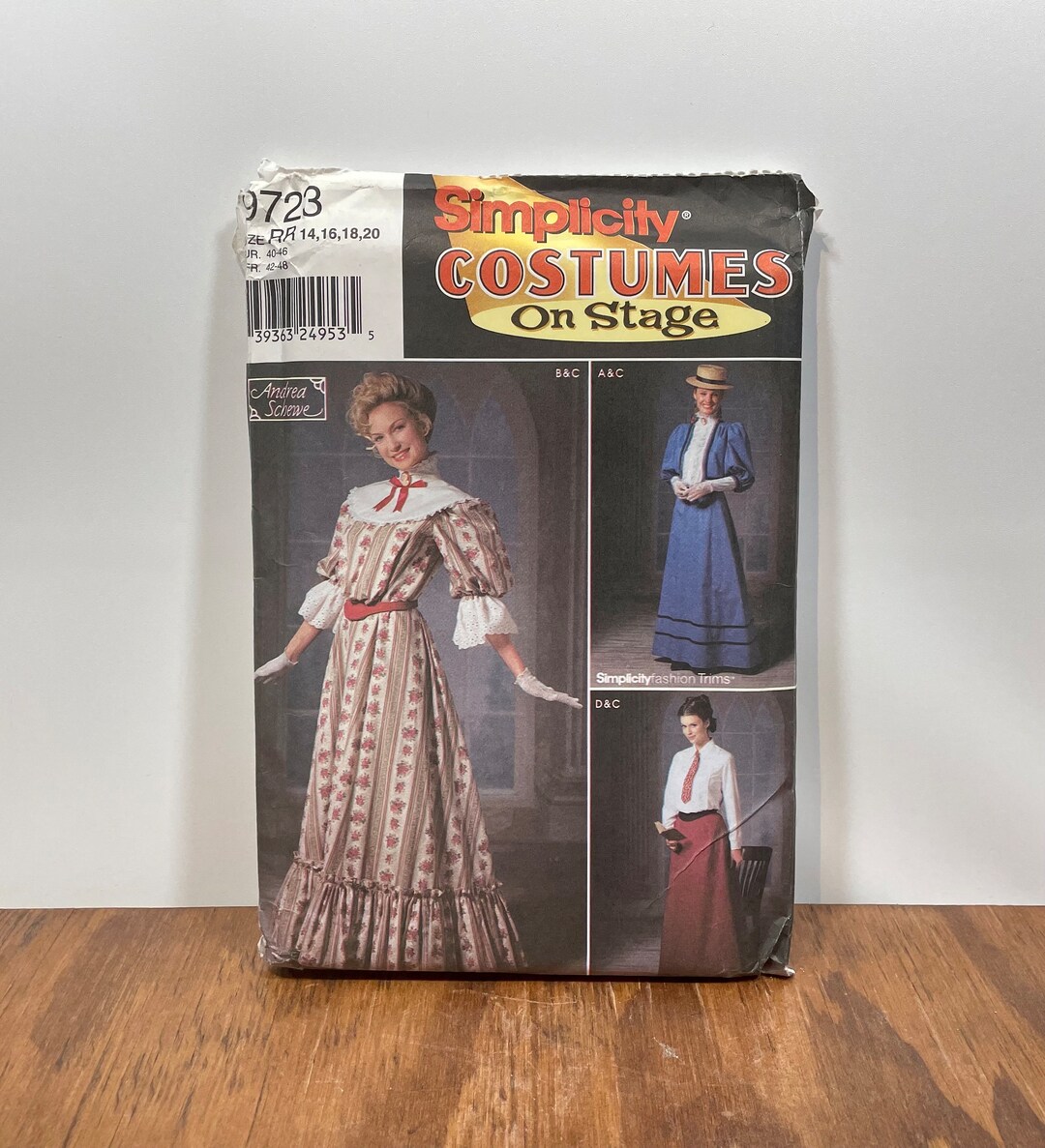 Simplicity 9723 Halloween Sewing Pattern, Edwardian, Mary Poppins ...