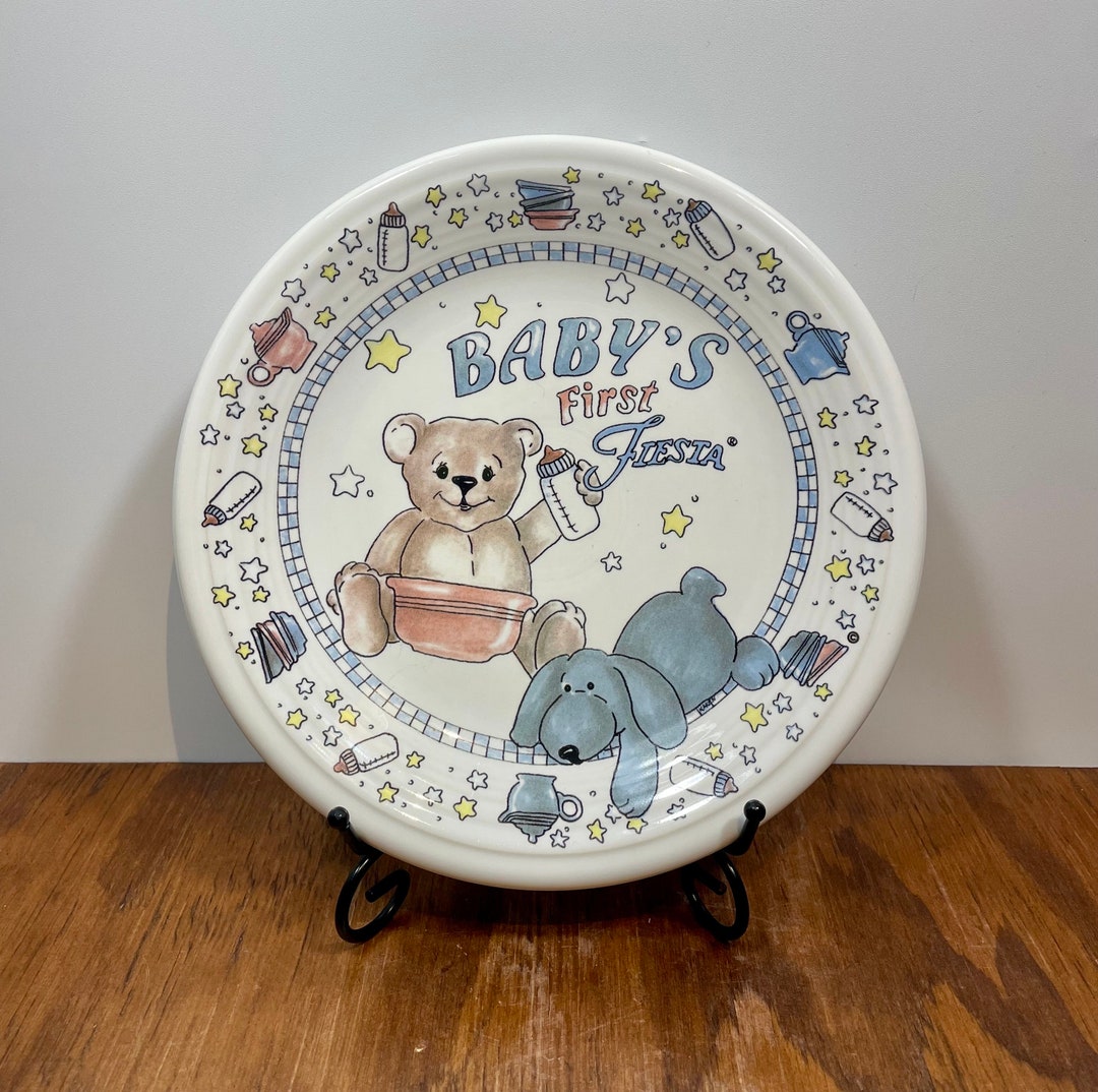 Baby's First Fiesta Plate – Fiestaware Children’s Plate – Homer ...