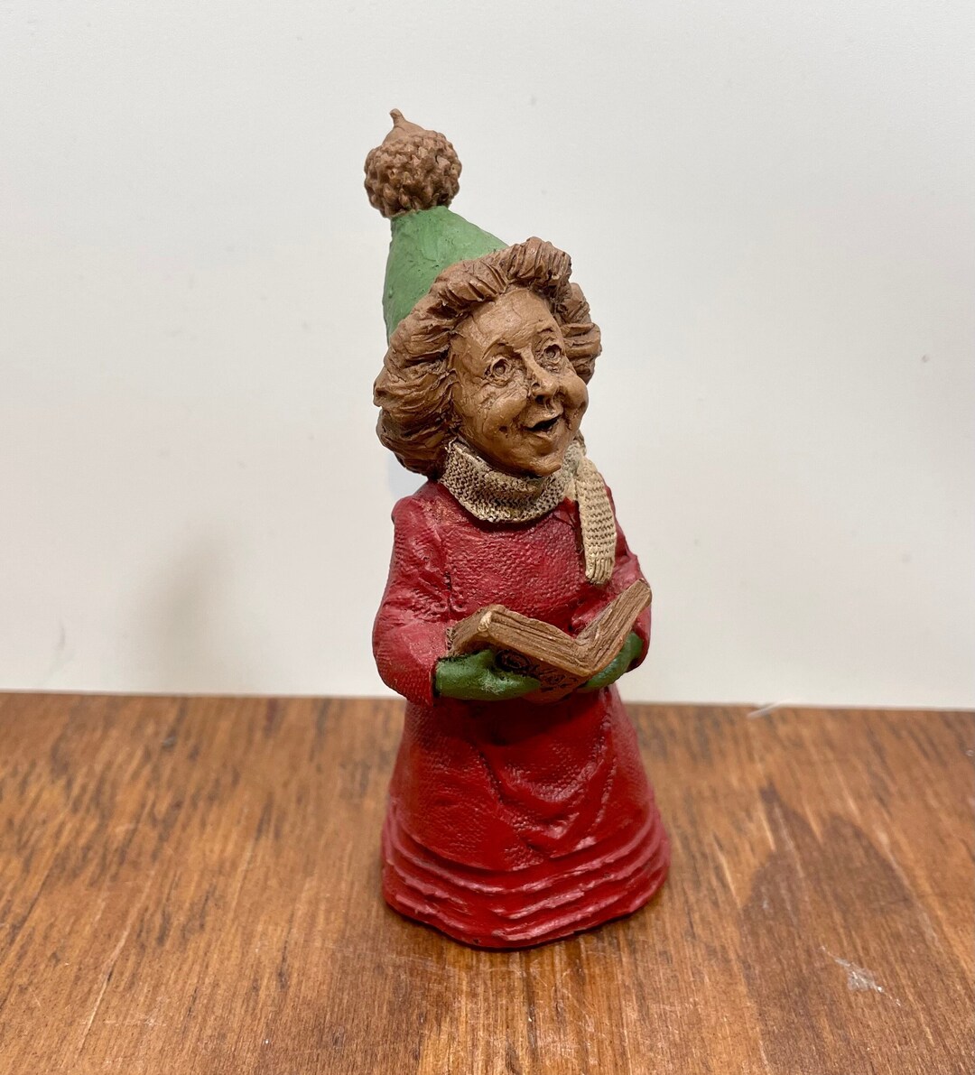 Vintage Tom Clark Gnome Figurine Caroler A 1987 Signed Number 97 Cairn ...