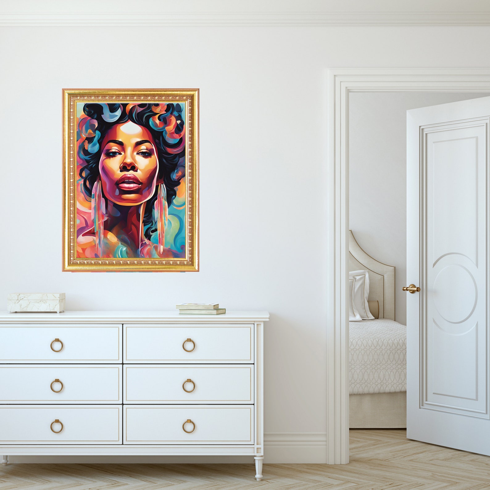 Feminist Art Jelly Art Print Strong Woman Poster Woman at Peace ...