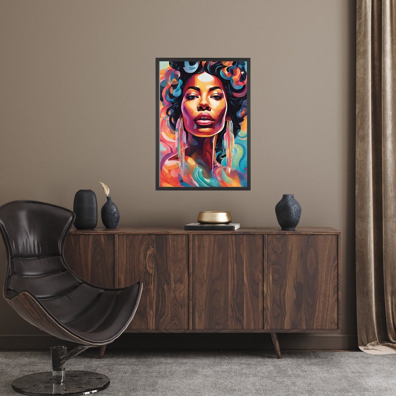 Feminist Art Jelly Art Print Strong Woman Poster Woman at Peace ...