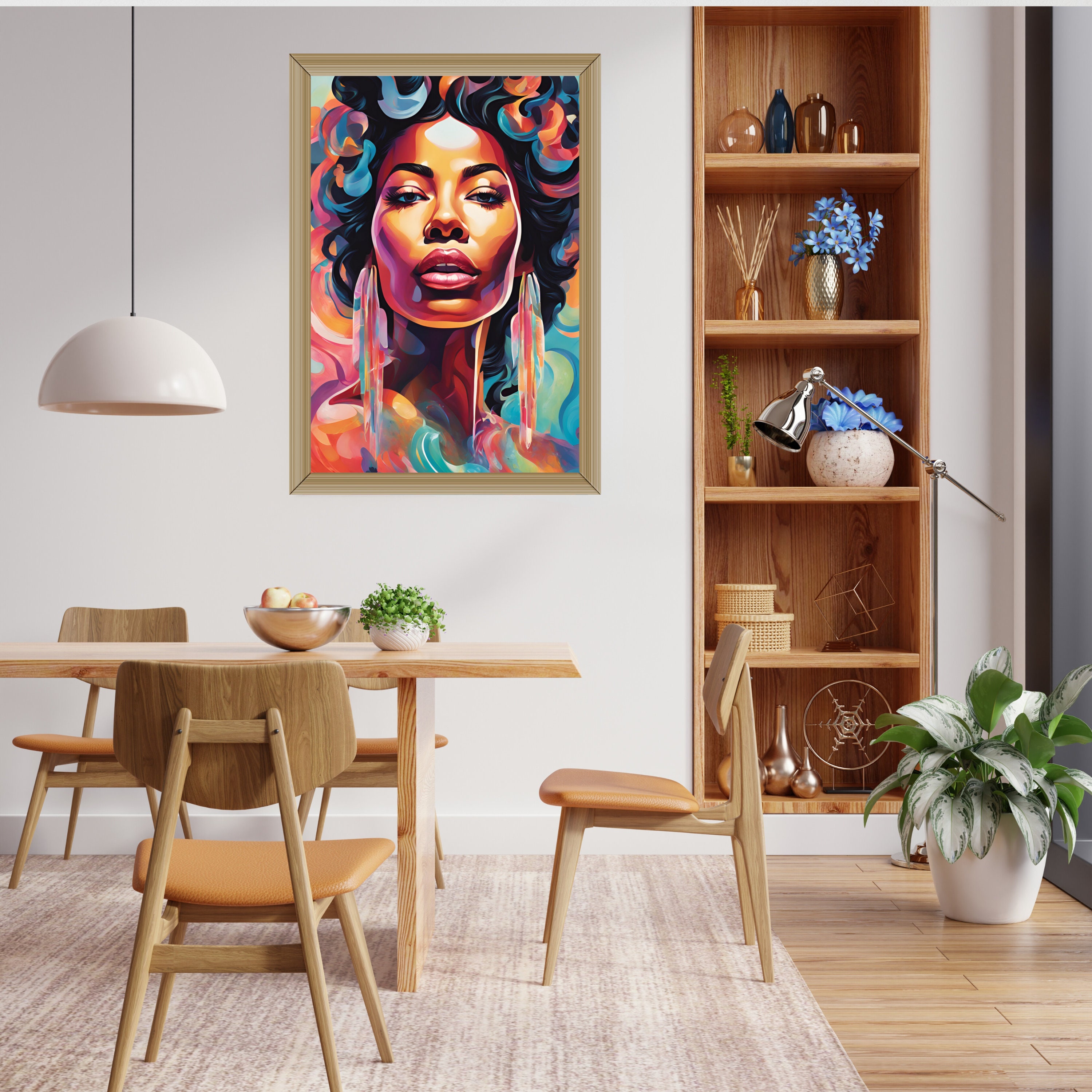 Feminist Art Jelly Art Print Strong Woman Poster Woman at Peace ...