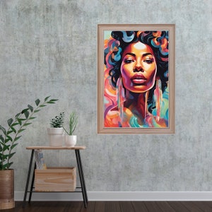 Feminist Art Jelly Art Print Strong Woman Poster Woman at Peace ...