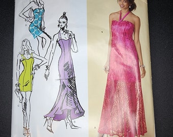 Simplicity 1416 Suede Says Evening Dress Sewing Pattern UNCUT Size 4, 6 ...