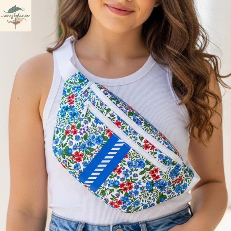 Crescent Bag Sewing Pattern | Fanny Pack DIY Tutorial (PDF Download) - Etsy