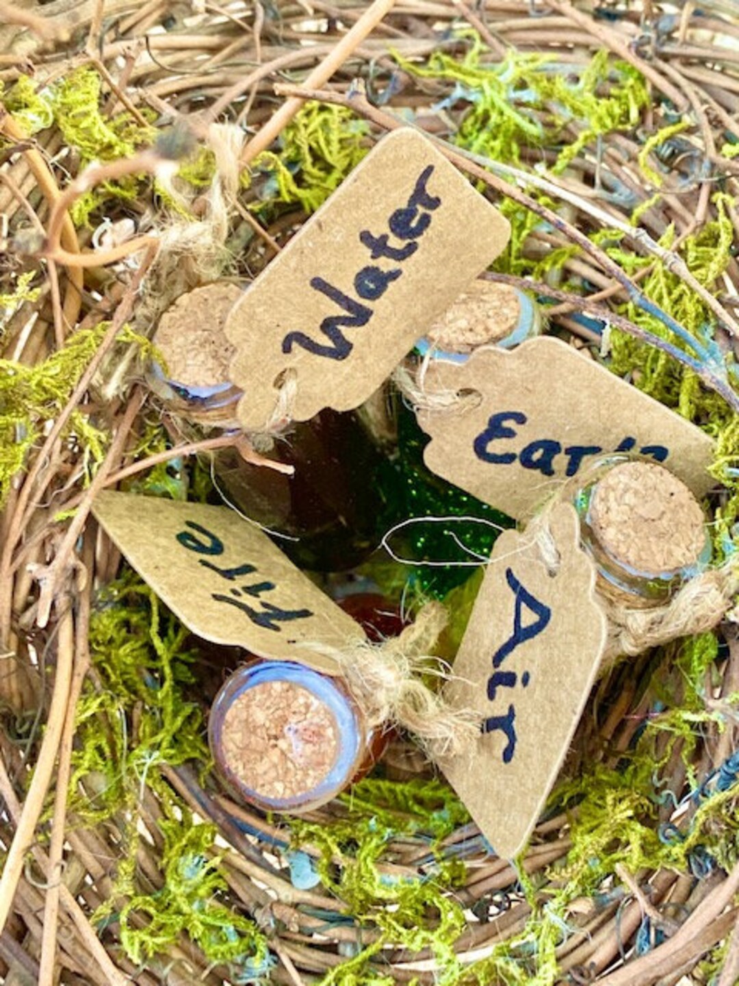 Earth Air Fire Water Element Ritual Oil Sun Moon Elemental - Etsy
