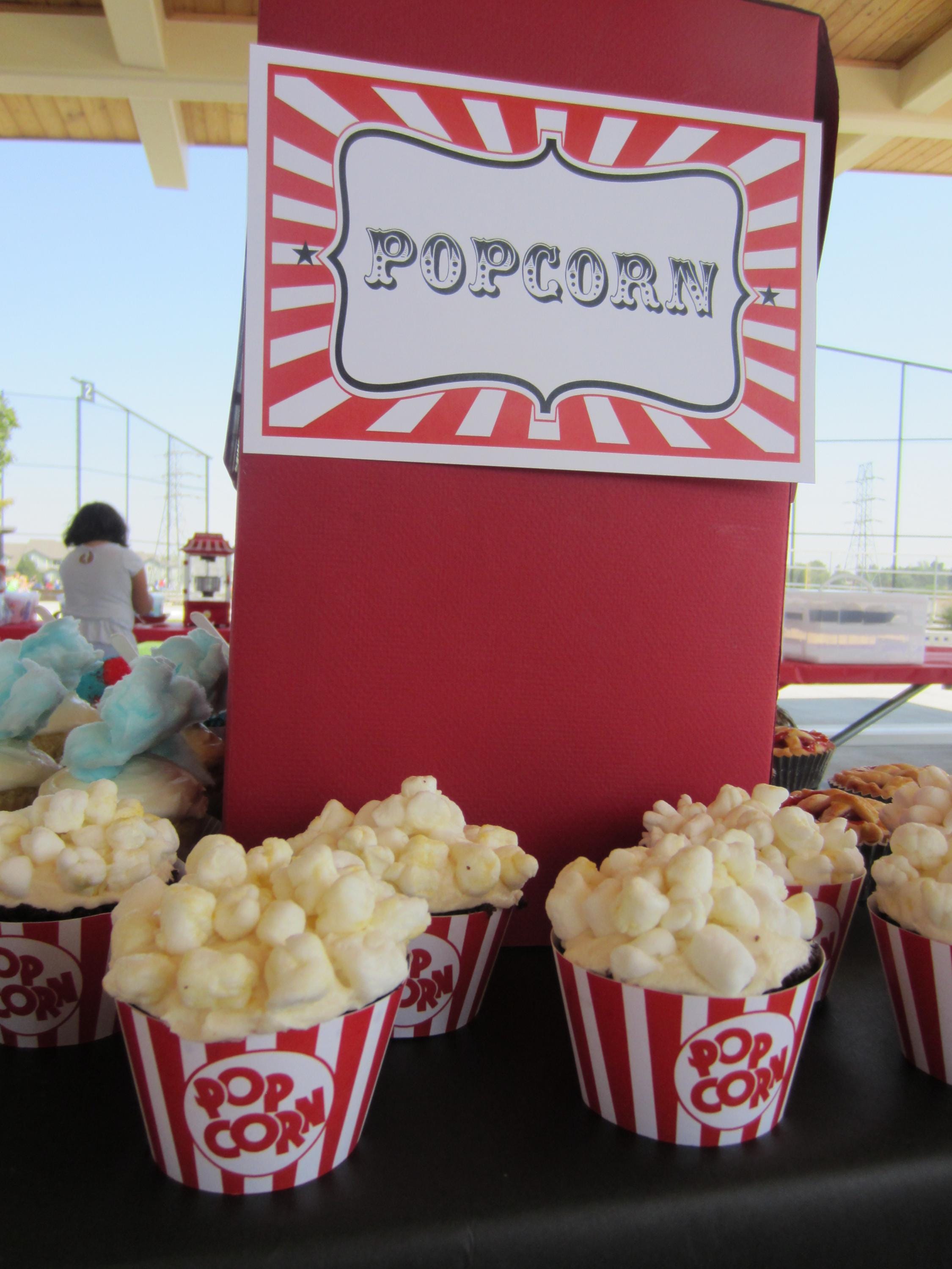 Popcorn Cupcake Wrappers - Etsy