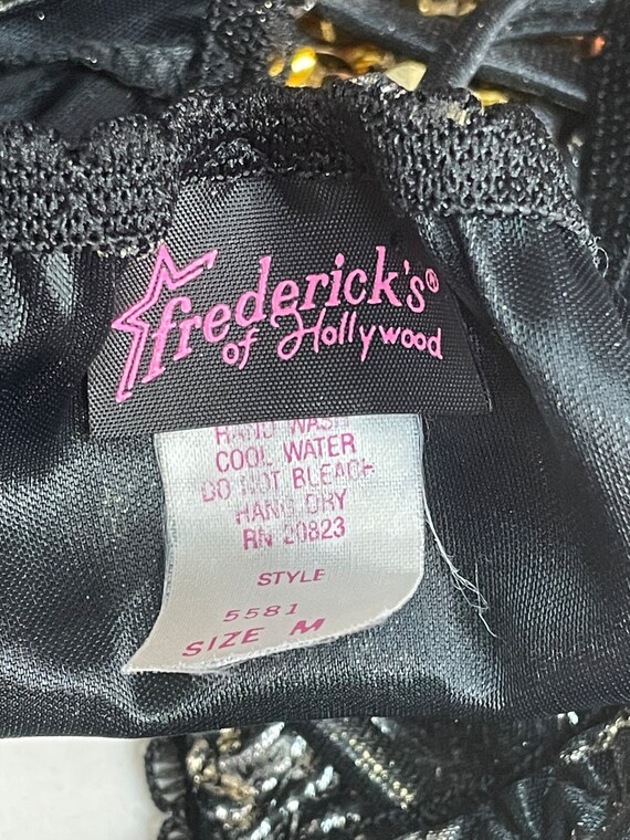 90s Fredericks Of Hollywood Gold Sequin Lame Bodysuit - Gem