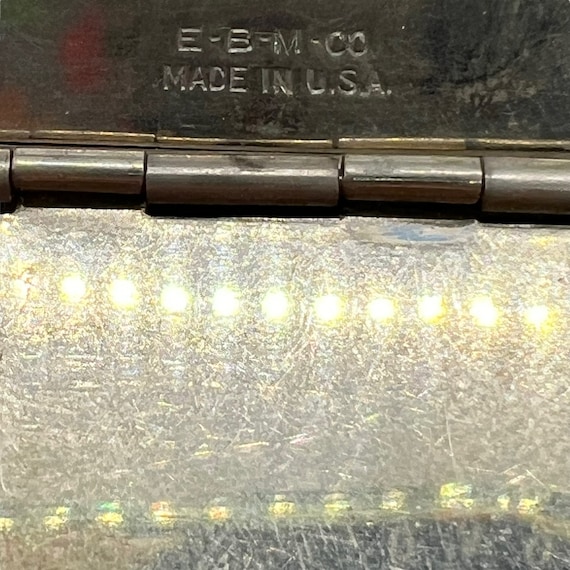 Antique Edwardian EBM Co Silver Compact - Gem