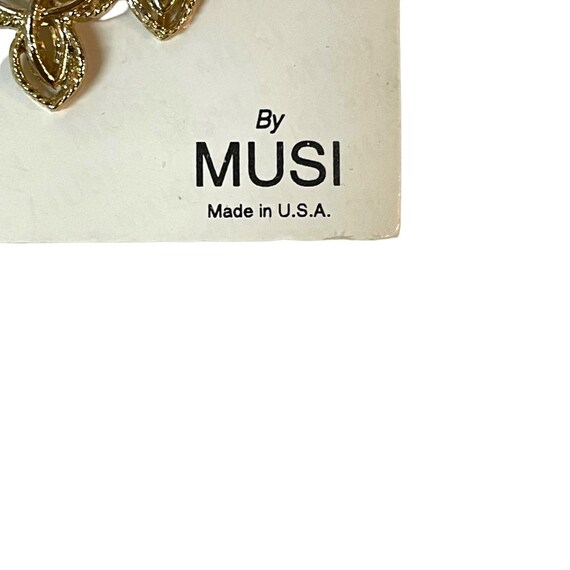 70s Musi Gold Glitter Shoe Clips Rectangle Buckle Dea… - Gem