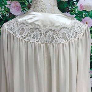 60s Claire Sandra Ivory Peignoir Lucie Ann Bridal Robe - Etsy