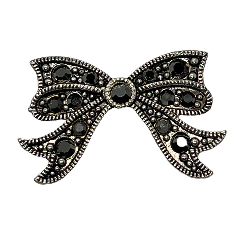 Marcasite Bow Brooch - Etsy