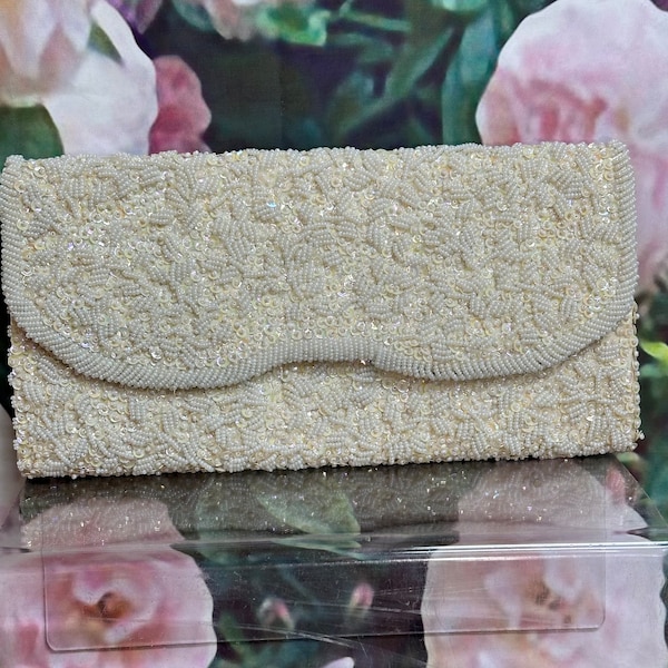 Ivory Bridal Clutch - Etsy