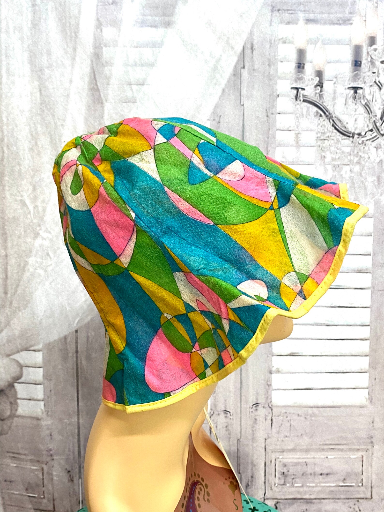 60s Reemay Paper Sun Hat Disposable Novelty Bucket Hat - Etsy