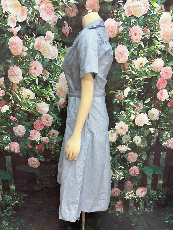 50s Blue Nurses Uniform American Red Cross - Gem