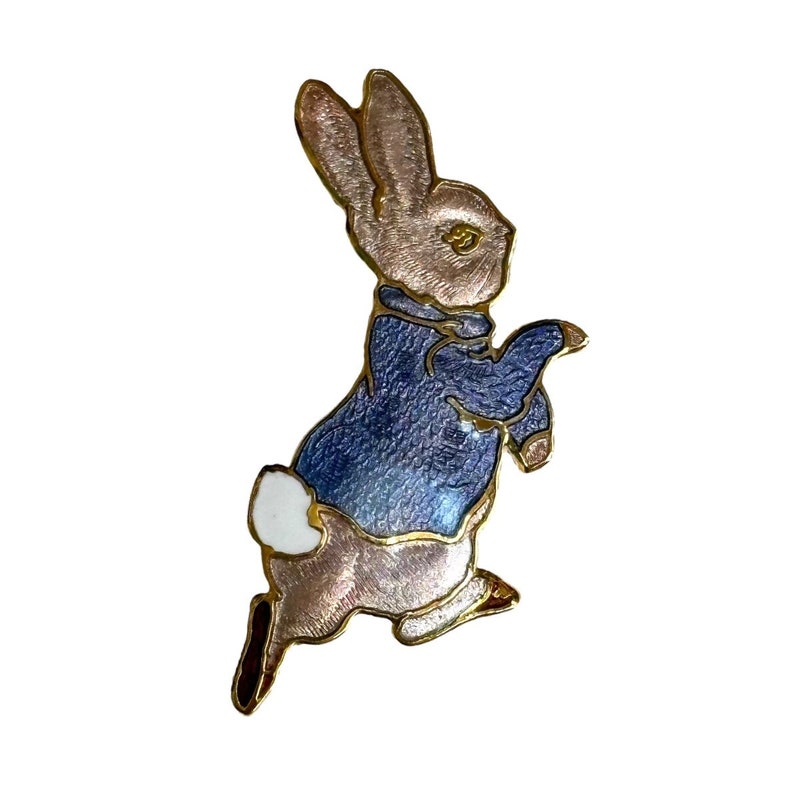 Rabbit Pin - Etsy